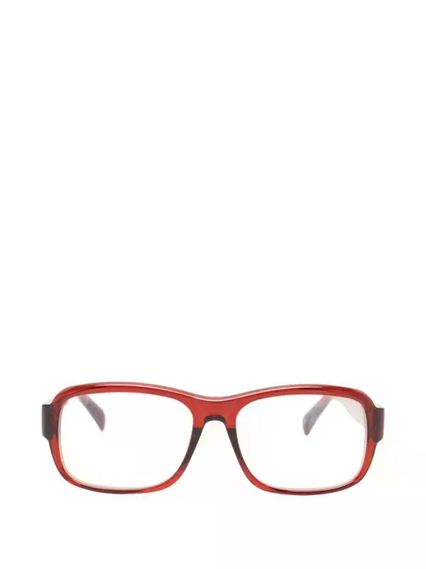 Jacquemus Rectangle Frame Eyeglasses - Red