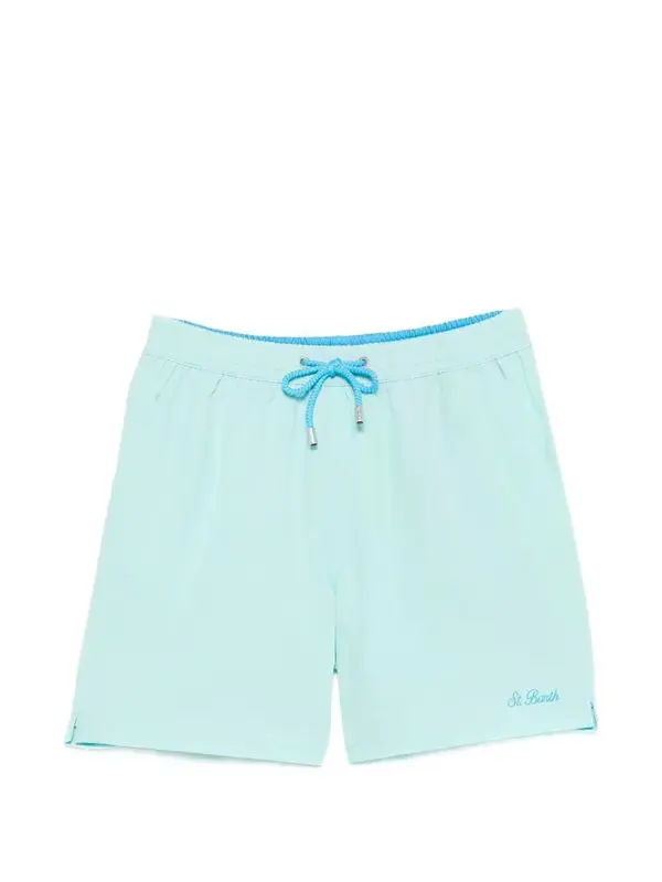 MC2 SAINT BARTH Drawstring Swim Shorts - Blue