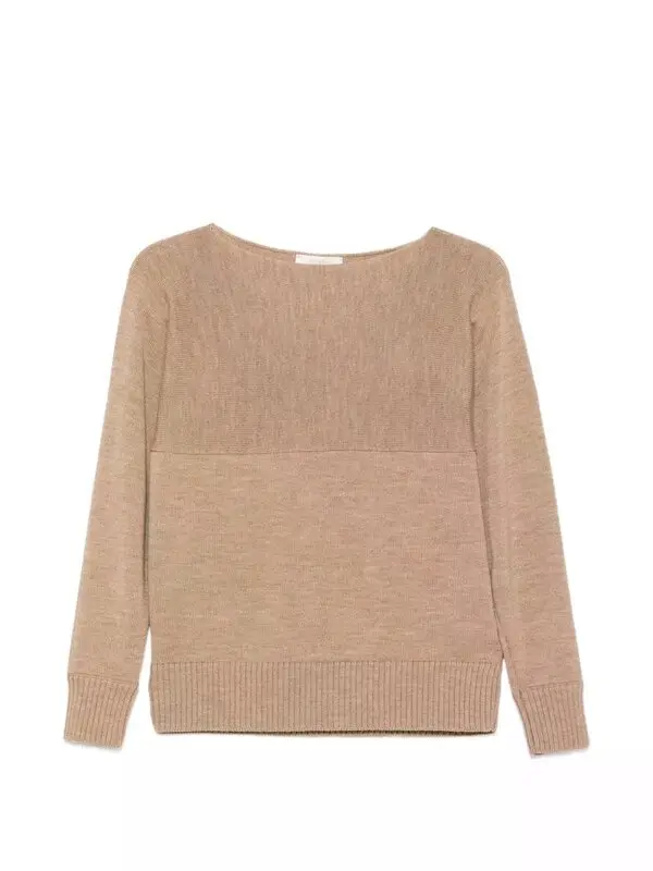 ZANONE Boat-neck Ribbed-trim Sweater