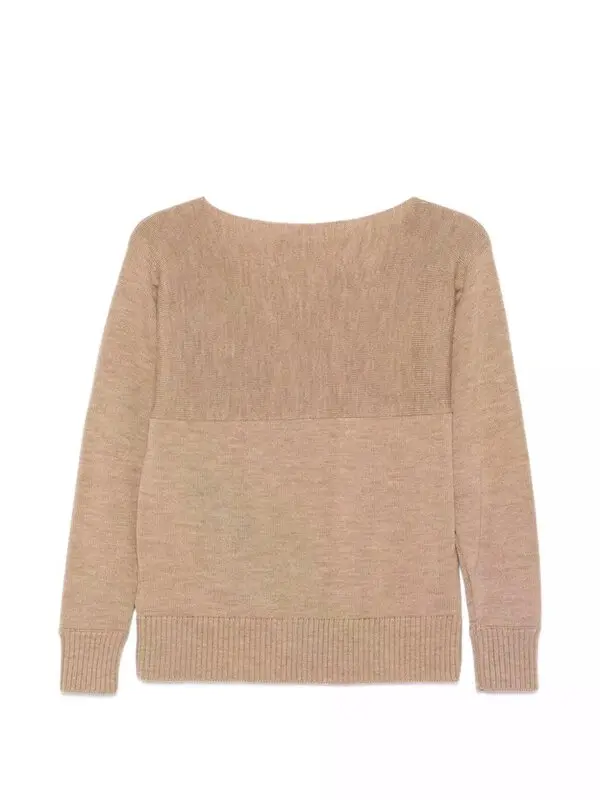 ZANONE Boat-neck Ribbed-trim Sweater