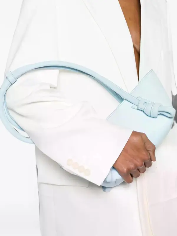 Hereu Leather Shoulder Bag With Knot Detail