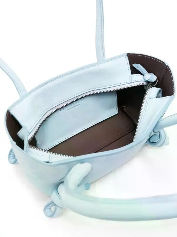 Hereu Leather Shoulder Bag With Knot Detail