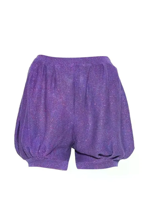 SOPHIA WEBSTER Glitter-knit Shorts