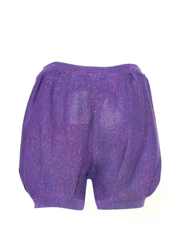 SOPHIA WEBSTER Glitter-knit Shorts