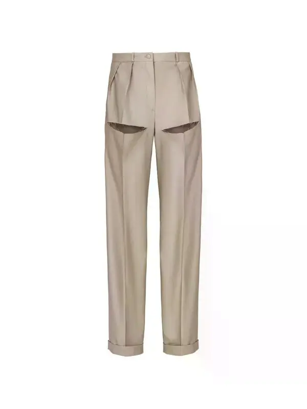 ALMAZ Classic Cut-out Pleated Trousers