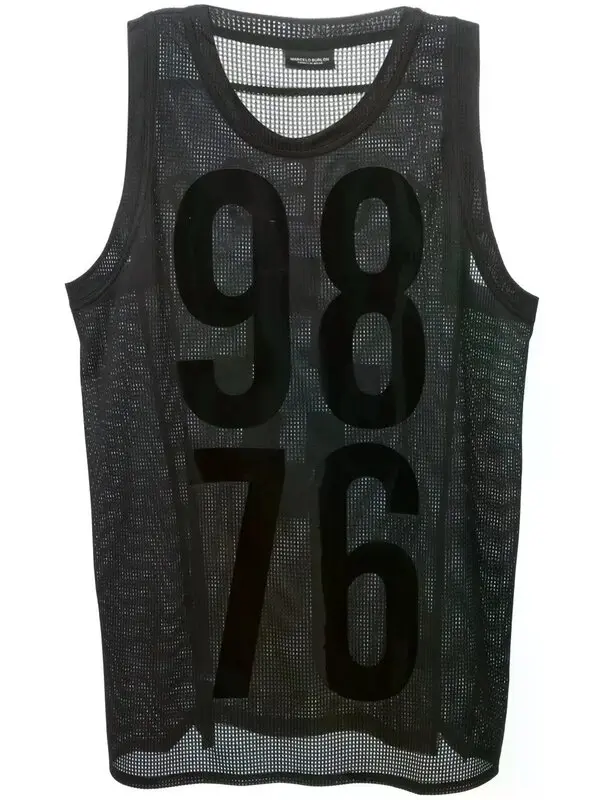 COUNTY OF MILAN Mesh Patched Vest