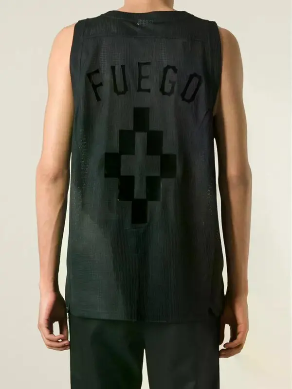 COUNTY OF MILAN Mesh Patched Vest