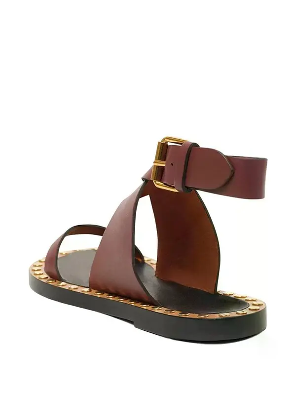 Isabel Marant Étoile Janis Stud-embellished Flat Sandals