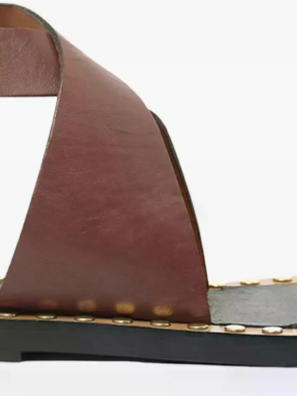 Isabel Marant Étoile Janis Stud-embellished Flat Sandals