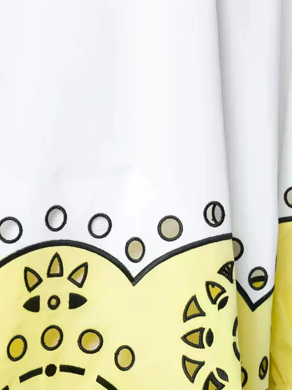 Emilio Pucci Broderie Anglaise Scalloped Blouse