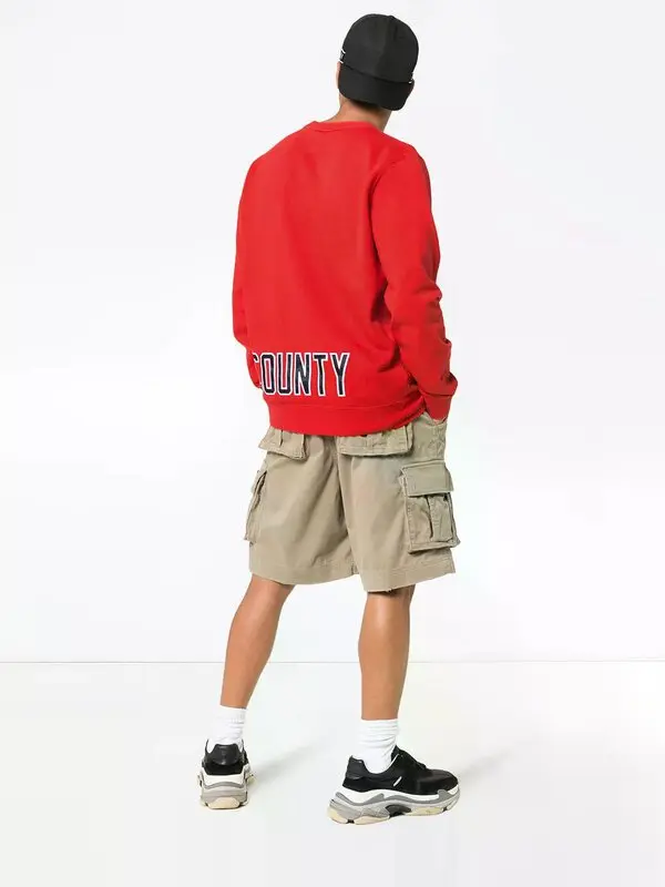 COUNTY OF MILAN Embroidered Cotton Sweater