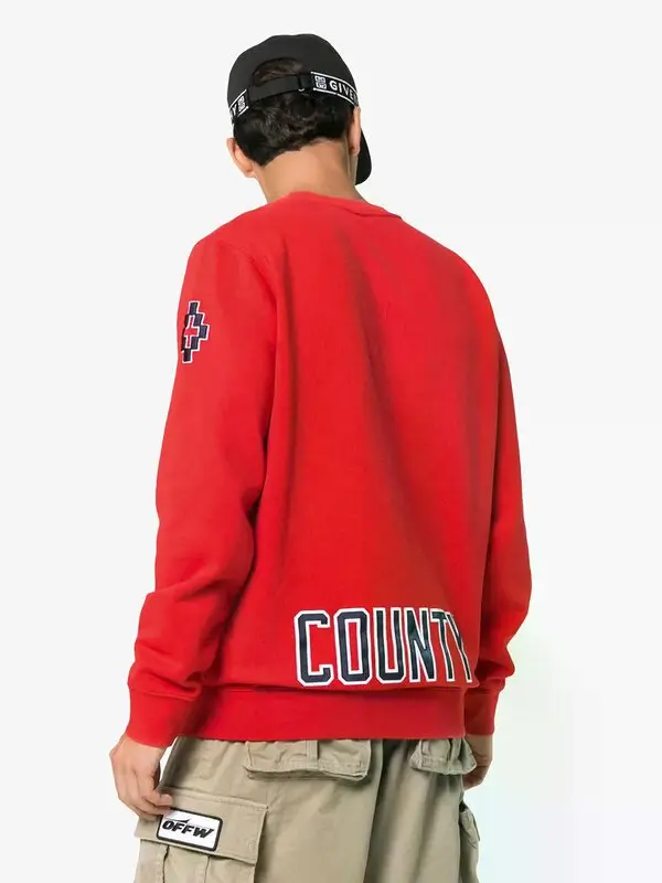 COUNTY OF MILAN Embroidered Cotton Sweater