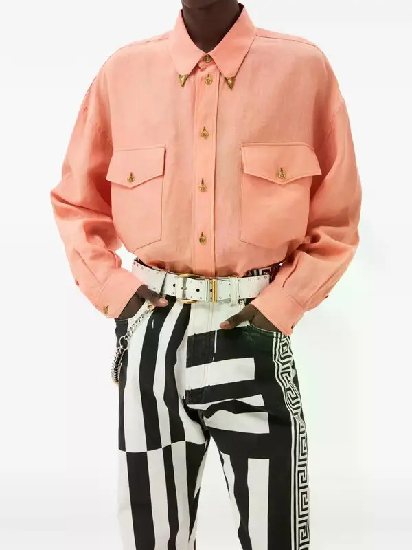 Versace Linen Relaxed Shirt