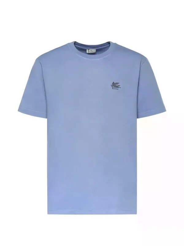 Etro Pegaso-embroidered Graphic-print T-shirt