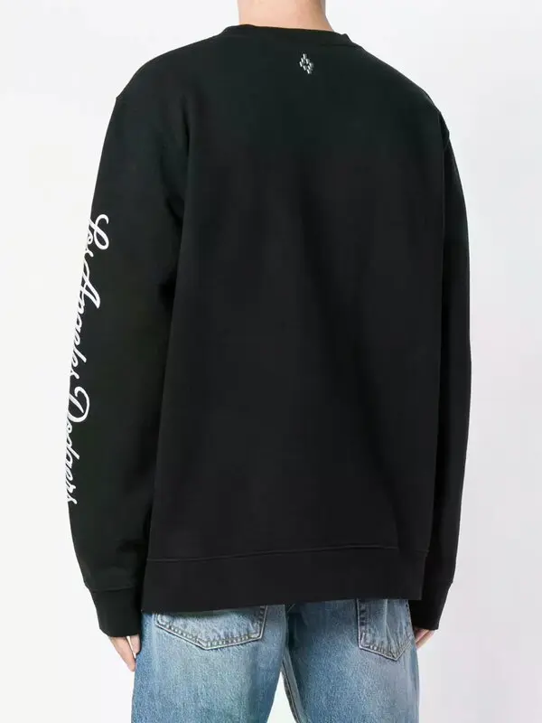 COUNTY OF MILAN Embroidered Cotton Sweatshirt