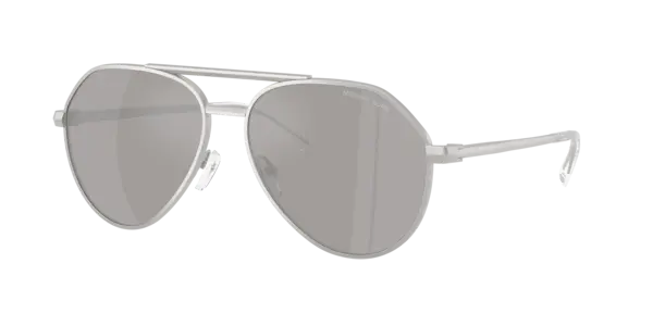 Michael Kors Brentwood Aviator Sunglasses - Silver Mirror