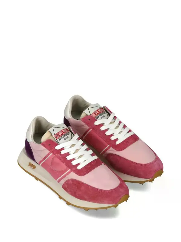 Philippe Model Striped Low Sneakers