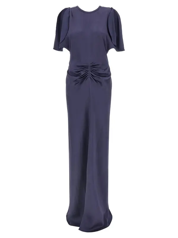 Victoria Beckham Isabella Long Satin Dress