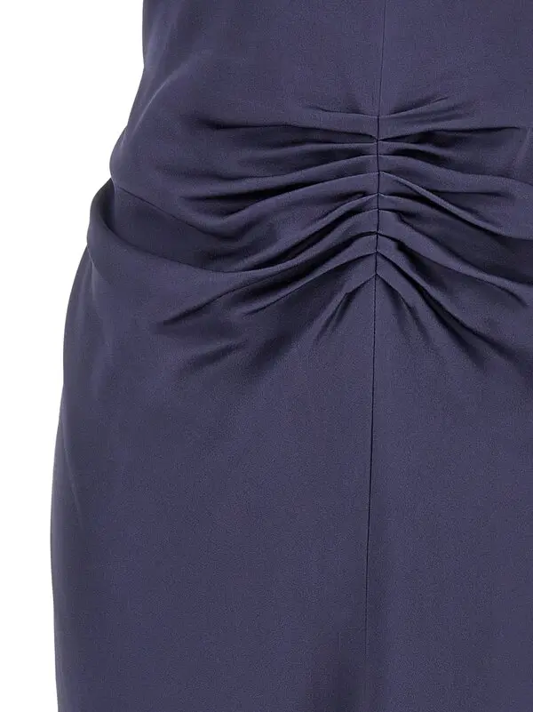 Victoria Beckham Isabella Long Satin Dress