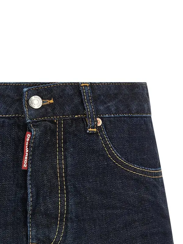 Dsquared2 Cimosa Authentic Japanese Denim Miniskirt