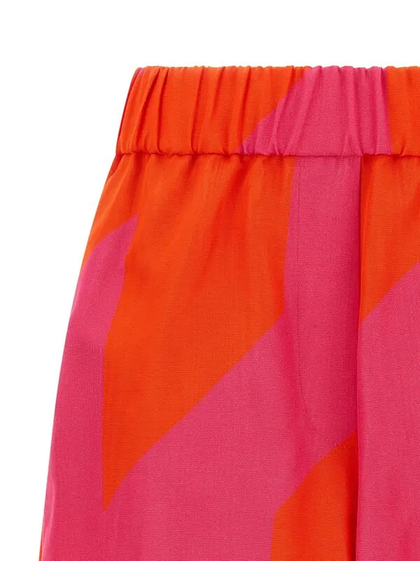 Dries Van Noten Pomy Bis' Moiré Jacquard Bermuda Shorts