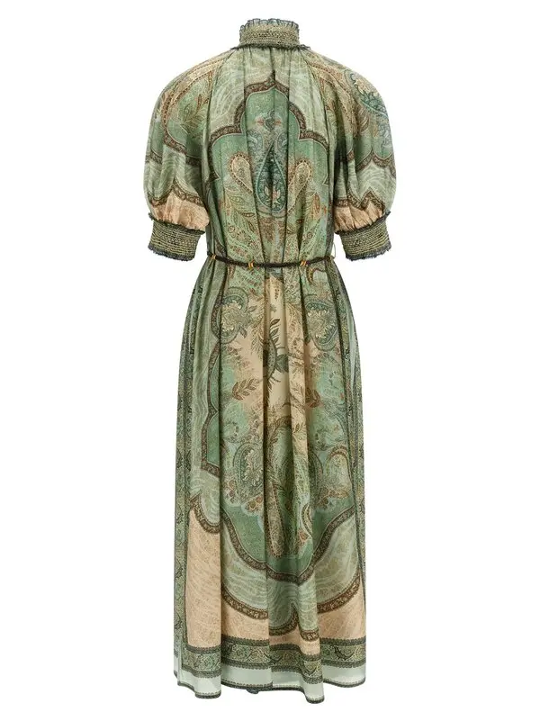 Zimmermann Billow Wanderlust Dress - Green