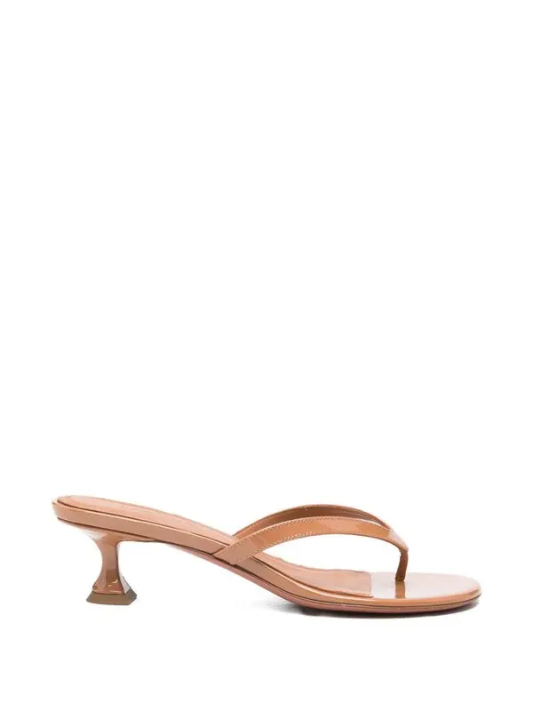 Amina Muaddi Juliette Thong Sandals - Multicolor