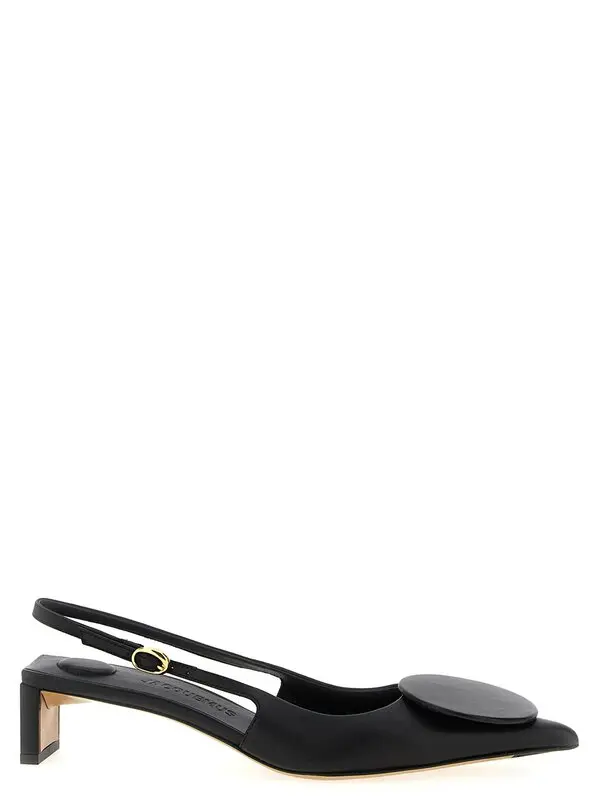 Jacquemus Duelo B' Slingbacks - Black