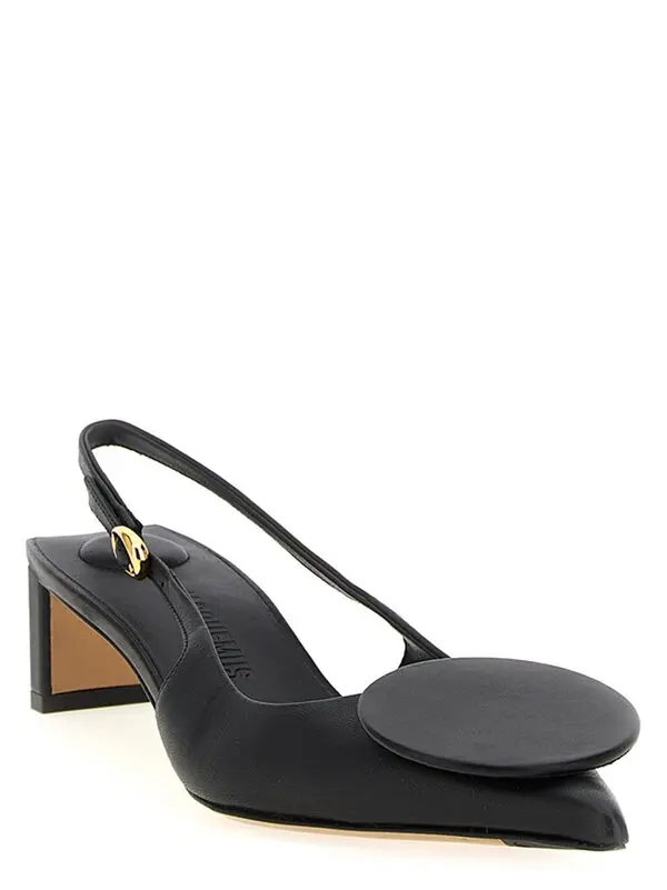 Jacquemus Duelo B' Slingbacks - Black