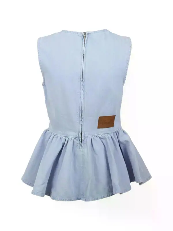 Baum Und Pferdgarten Peplum Sleeveless Top