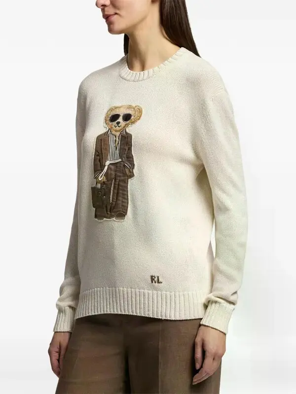 Ralph Lauren Polo Bear Silk Sweater