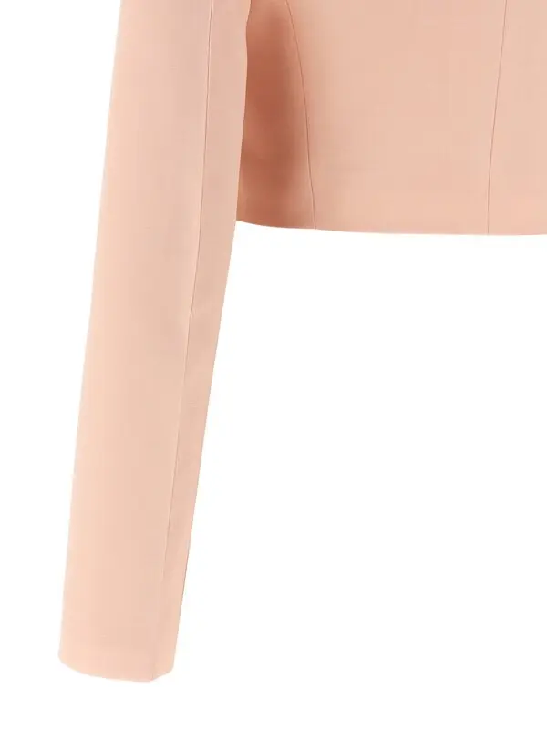 Alberta Ferretti Tropical Wool Blazer