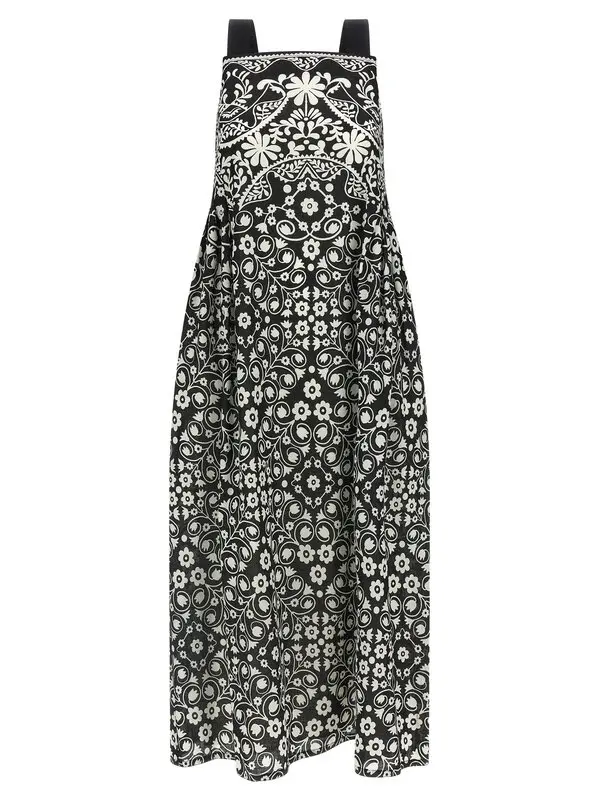 Max Mara Wkimoli' Capsule 'mediterranean Ease' Printed Cotton Voilé Dress - Multicolor