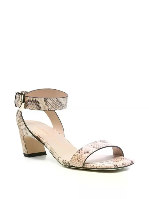 STUART WEITZMAN Sai Snake-effect Sandals