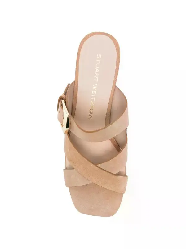 STUART WEITZMAN Sai Buckle-detail Sandals