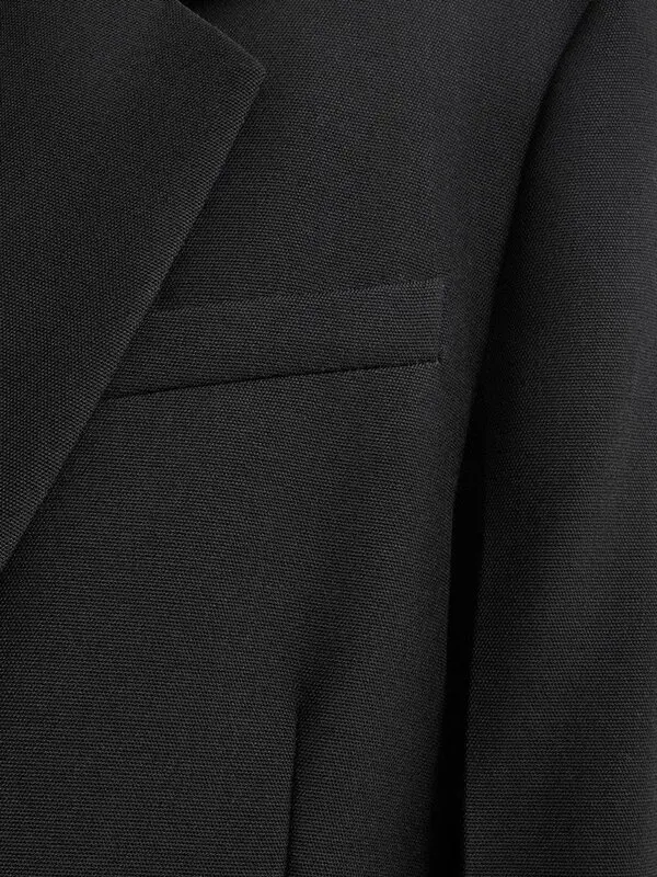 TOTEME Tailored Wool Blend Blazer - Black