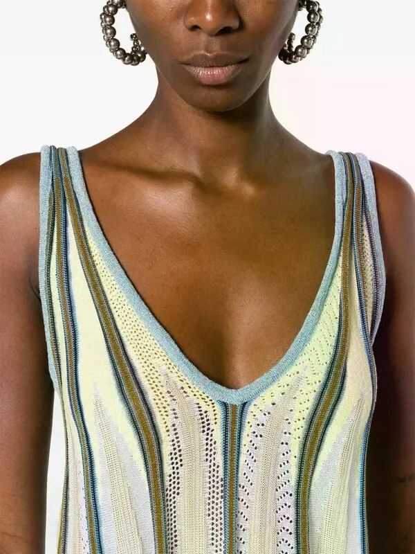 FORTE_FORTE V-neck Knitted Top
