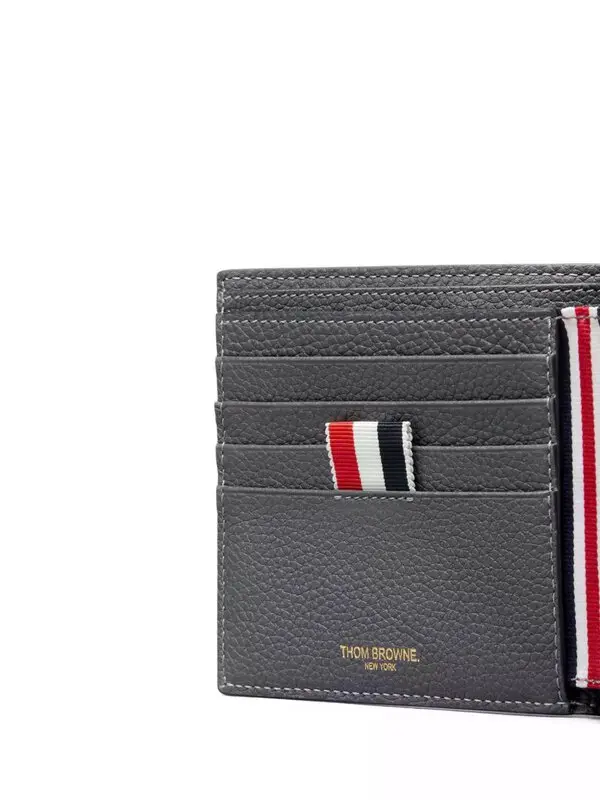 Thom Browne Pebble-grain Bifold Wallet