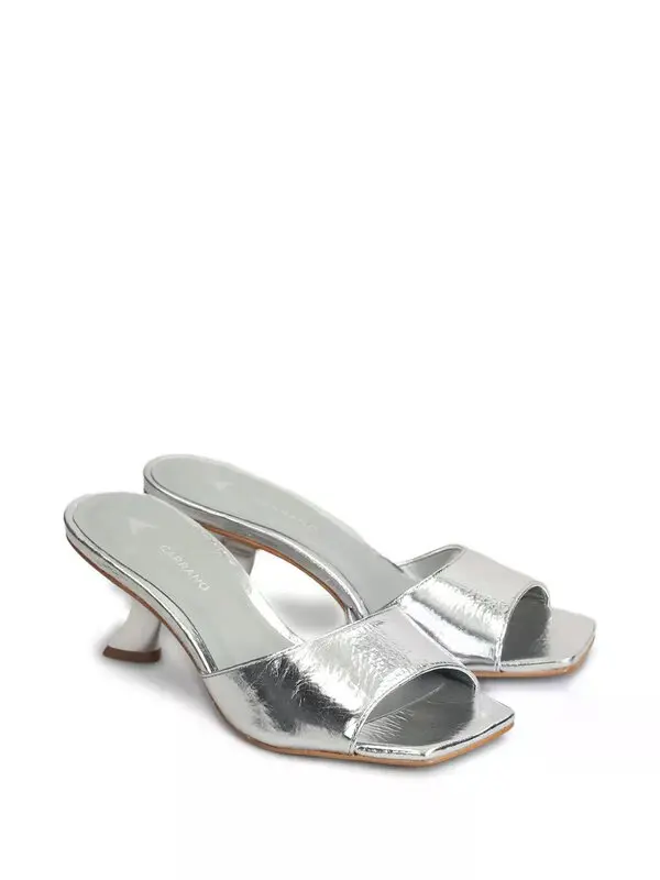 ANDREA CARRANO Tone Leather High Heel Sandals