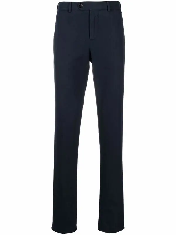 Brunello Cucinelli Slim Cut Cotton Trousers