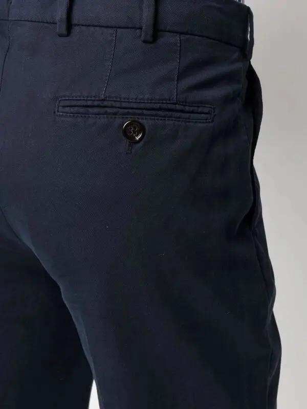 Brunello Cucinelli Slim Cut Cotton Trousers