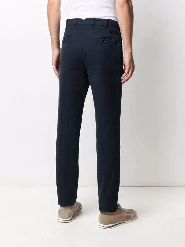 Brunello Cucinelli Slim Cut Cotton Trousers