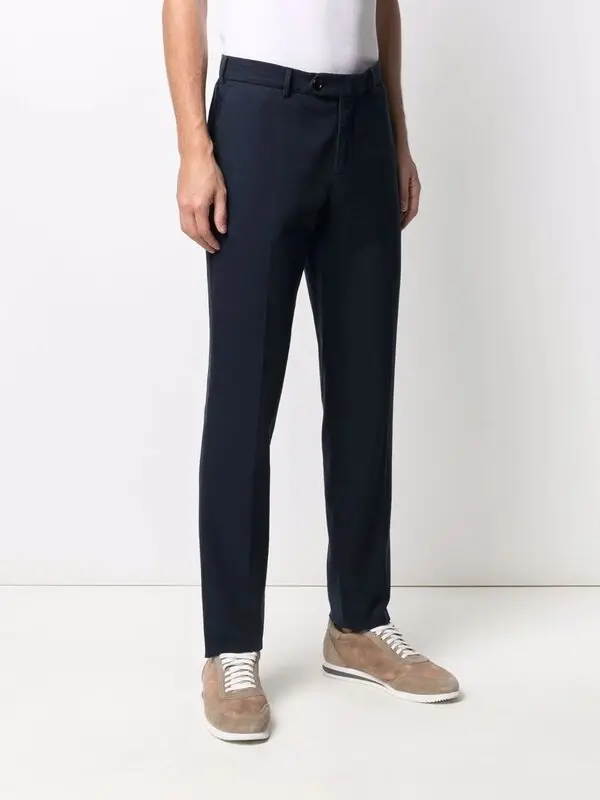 Brunello Cucinelli Slim Cut Cotton Trousers