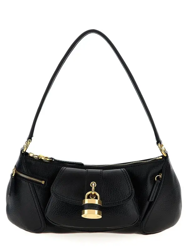 Chloé The 99' Grainy Leather Shoulder Bag With Padlock