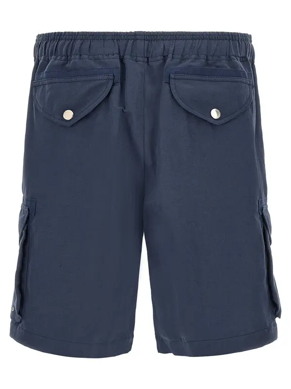 Brunello Cucinelli Cargo Bermuda Shorts - Blue