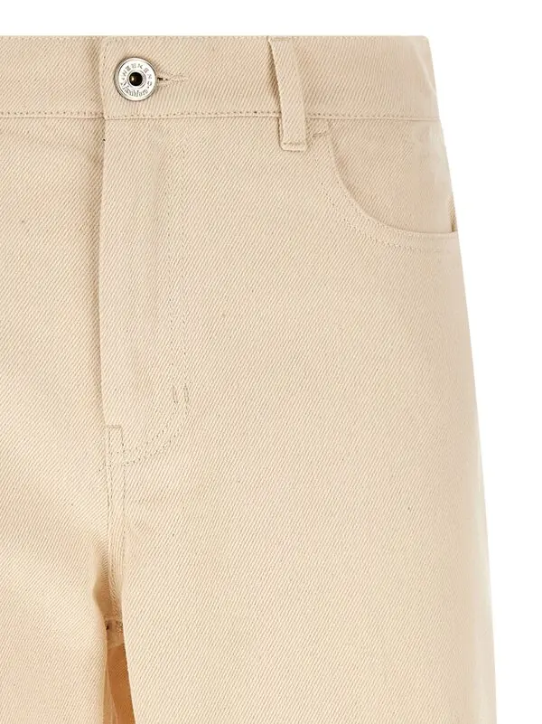 Max Mara Wkdgesto Cropped Wide-leg Cotton Bull Pants