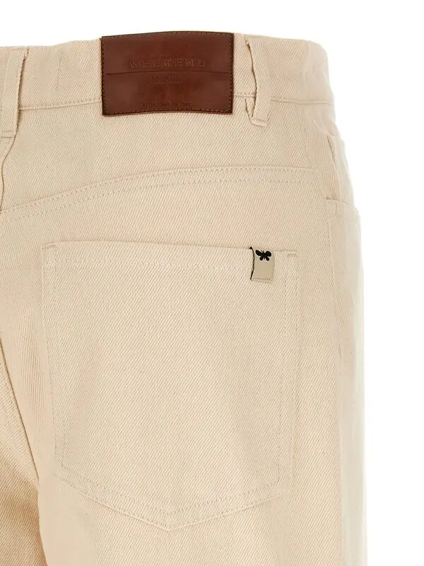 Max Mara Wkdgesto Cropped Wide-leg Cotton Bull Pants