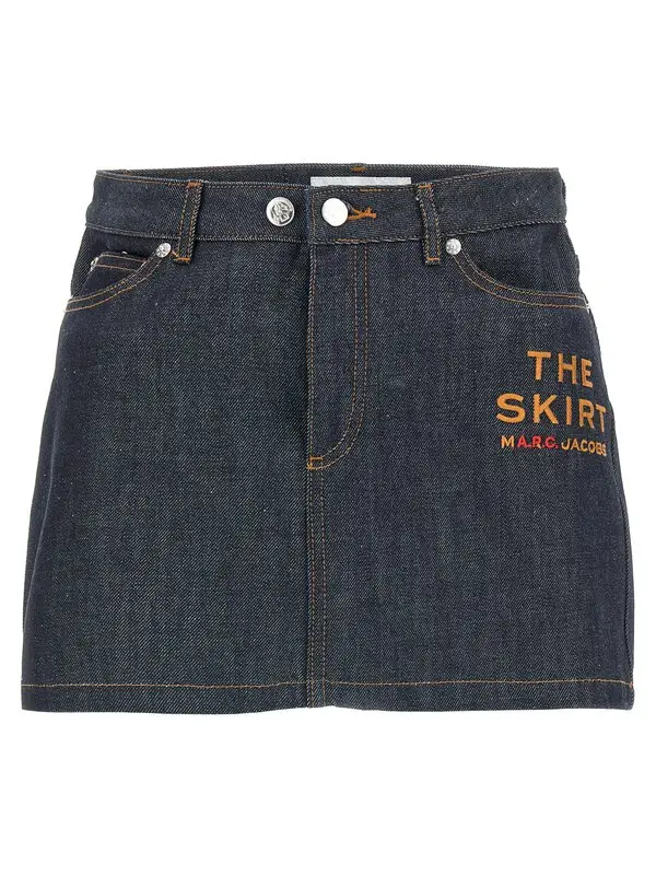 A.p.c. X Marc Jacobs Capsule 'the Skirt' Denim Mini Skirt - Blue
