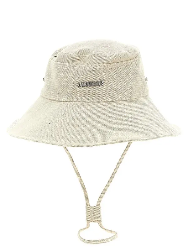 Jacquemus Le Bob De-nîmes Bucket Hat - Cream