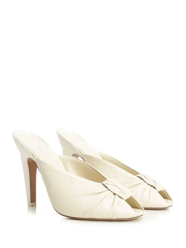 Chloé Suzie Heeled Sabot - White